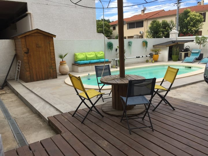 T3 Rdc, Espace Ext, Piscine, Centre Argeles - Saint-Cyprien