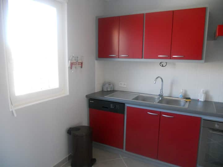 Maison Mitoyenne, Avec Cour Fermée, Vue Sur Dunes. - Fort-Mahon-Plage