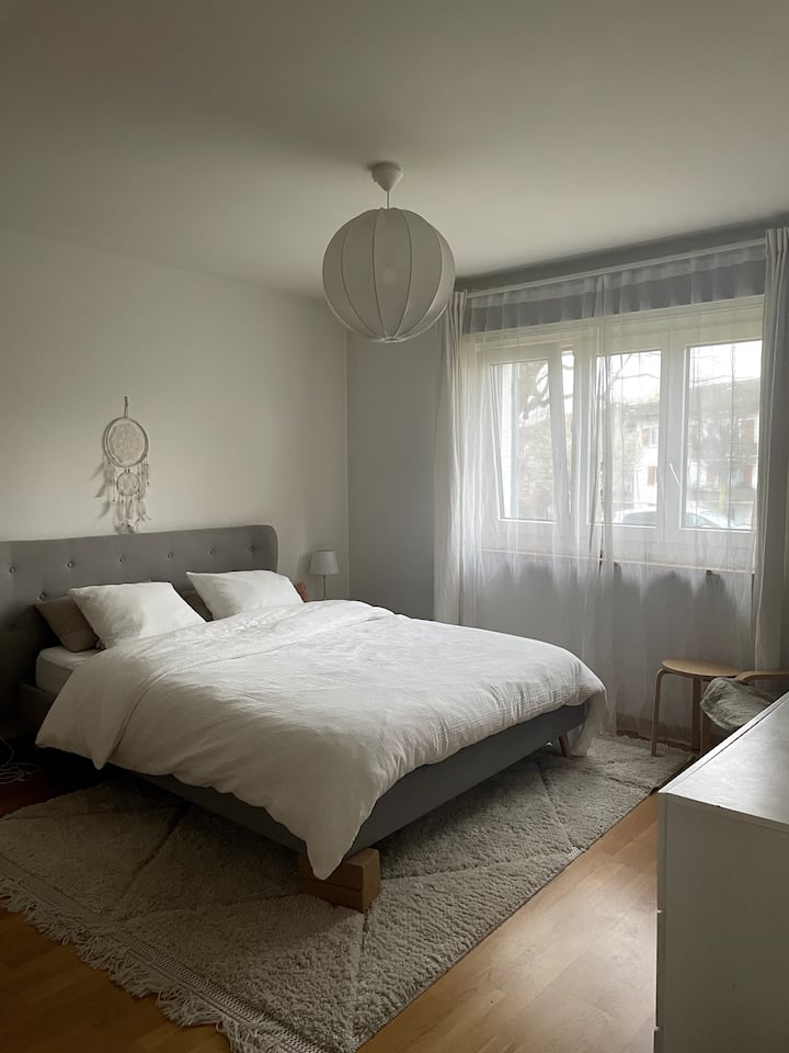Luminous 2-room-flat In Quiet Zurich-witikon - Zurique