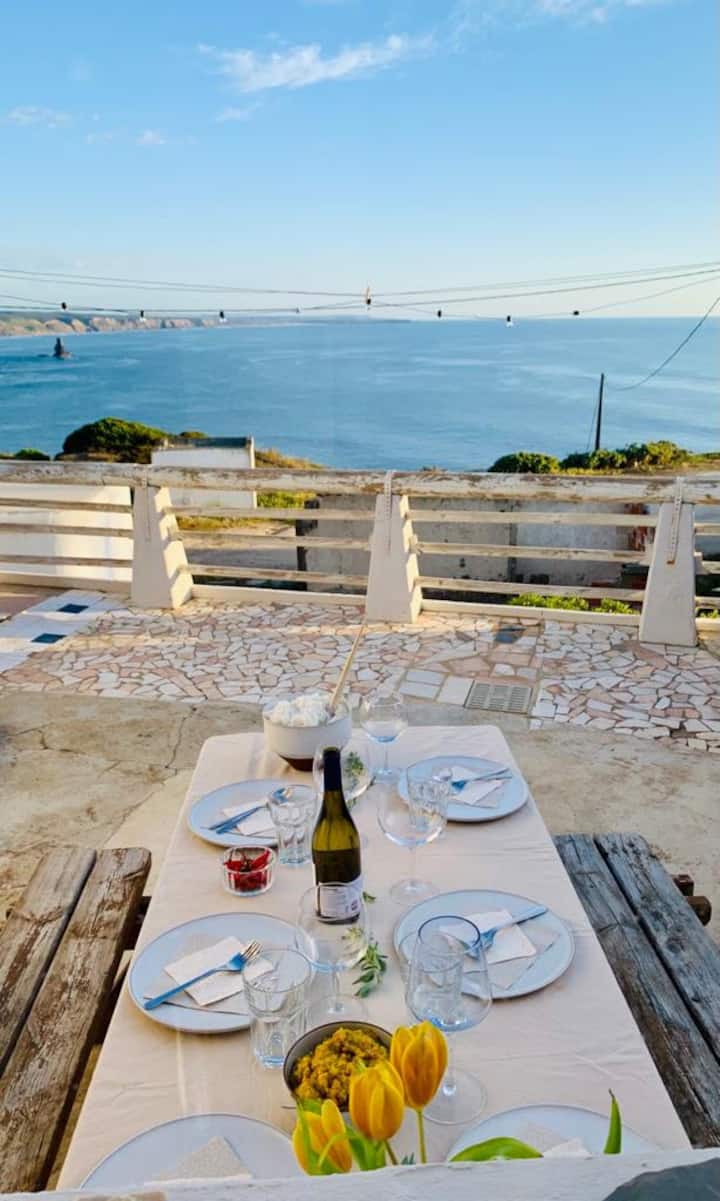 Casa Dos Anequins/praia Da Arrifana/t2 C/vista Mar - Aljezur