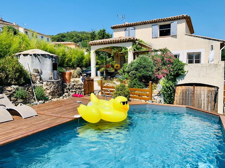 Villa De Charme Au Calme Avec Piscine - Fuveau