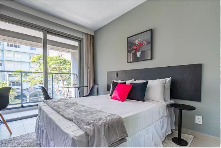 Loft Novinho Mobiliado Em Perdizes Com Varanda - São Paulo