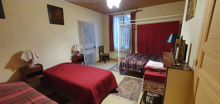 Chambre 1 à 4 Personnes Dans Ferme éQuestre - Eauze