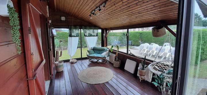 Chalet Bois Au Calme A 500 M De La Plage - Coutances