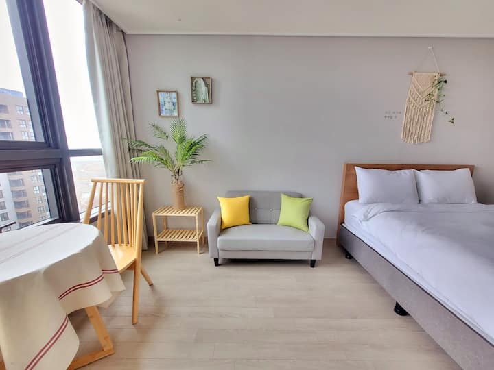 편안한침구, 커피머신기#로맨틱감성 #야경뷰 #Songdo - 정왕3동