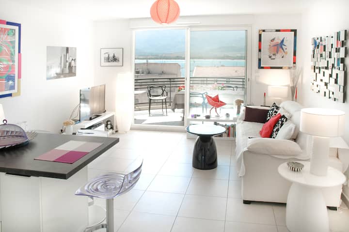 Appartement T2 De Standing Vue Mer Et Citadelle - Calvi