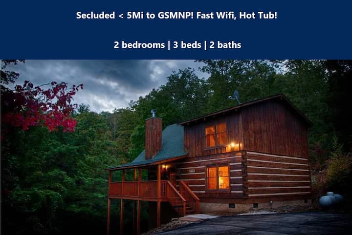 Secluded < 5mi To Gsmnp! Fast Wifi, Hot Tub! - Gatlinburg, TN