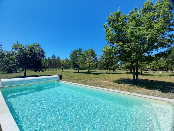Charmante Maison Avec Piscine, à 10 Mn Des Plages - Lit-et-Mixe