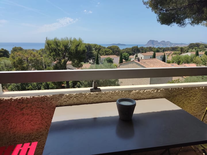 La Ciotat : Studio 4 P - Magnifique Vue Mer - Clim - La Ciotat