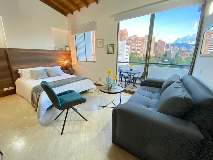 905 Hermoso Loft En El Poblado, Medellín - Medellín