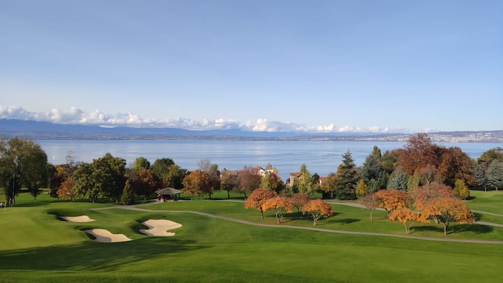 Villa Plein Cœur Du Golf D’evian Et Vue Lac Leman - トノン