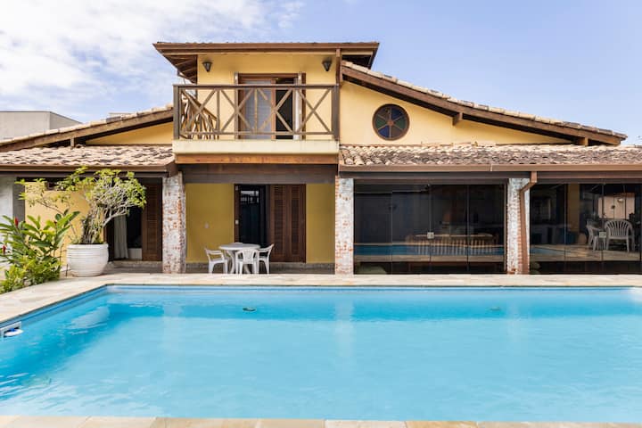 Casa Juquehy Piscina 5 Suítes - São Sebastião