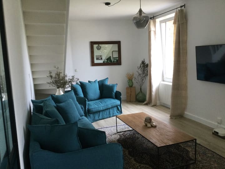 Esprit Cosy Dans Duplex 80 M2 Cosy Avec Vélos - Saint-Malo