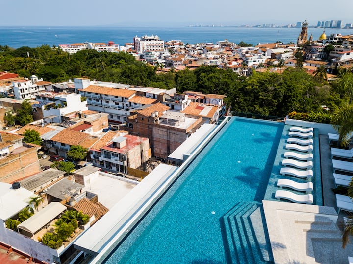 Chic Avida Ph - Heated Rooftop Pool+ Best Location - Mexico