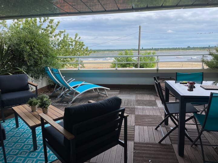 En 1 èRe Ligne à L'aiguillon T3 Terrasse Et Box - Bassin d'Arcachon