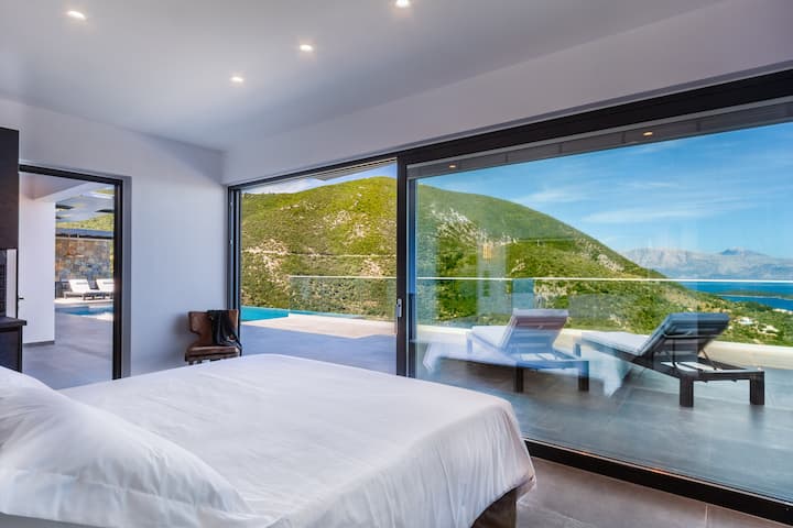 Villa Green With Private Pool And Heated Jacuzzi - Лефкас