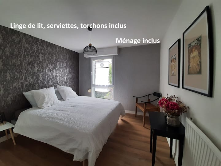T2 50m2, Parking, 200m Du Port + Linges + Ménage - Morbihan
