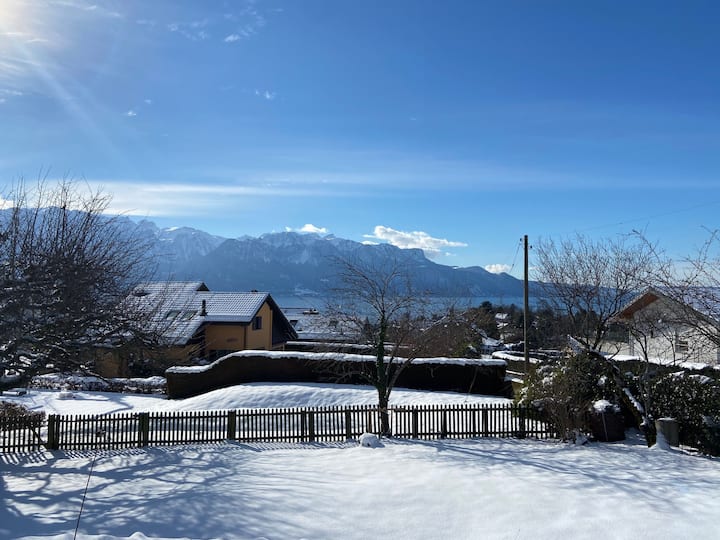Charmante Maisonnette Vue Lac Et Montagnes - Vevey