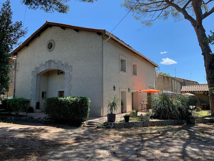 Belle Maison Vigneronne Avec Piscine Intérieure - Palavas-les-Flots