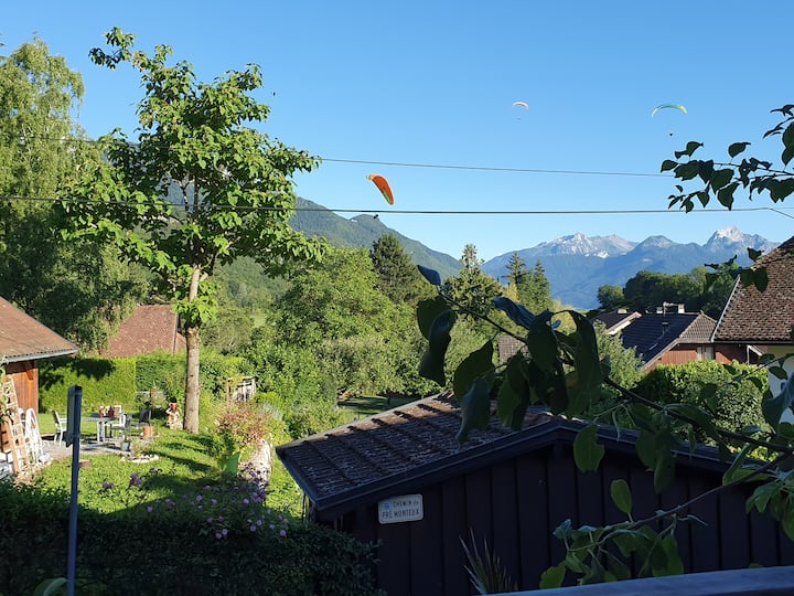 Le Typique Atypique Spacieux 140m2 Au Calme - Talloires-Montmin