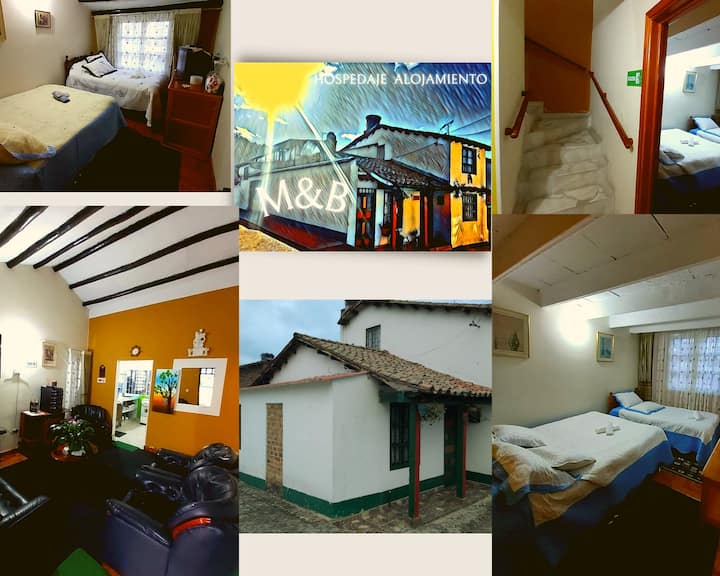 M&b Casa Entera, 6 Personas Max, Estacionamiento - Monguí