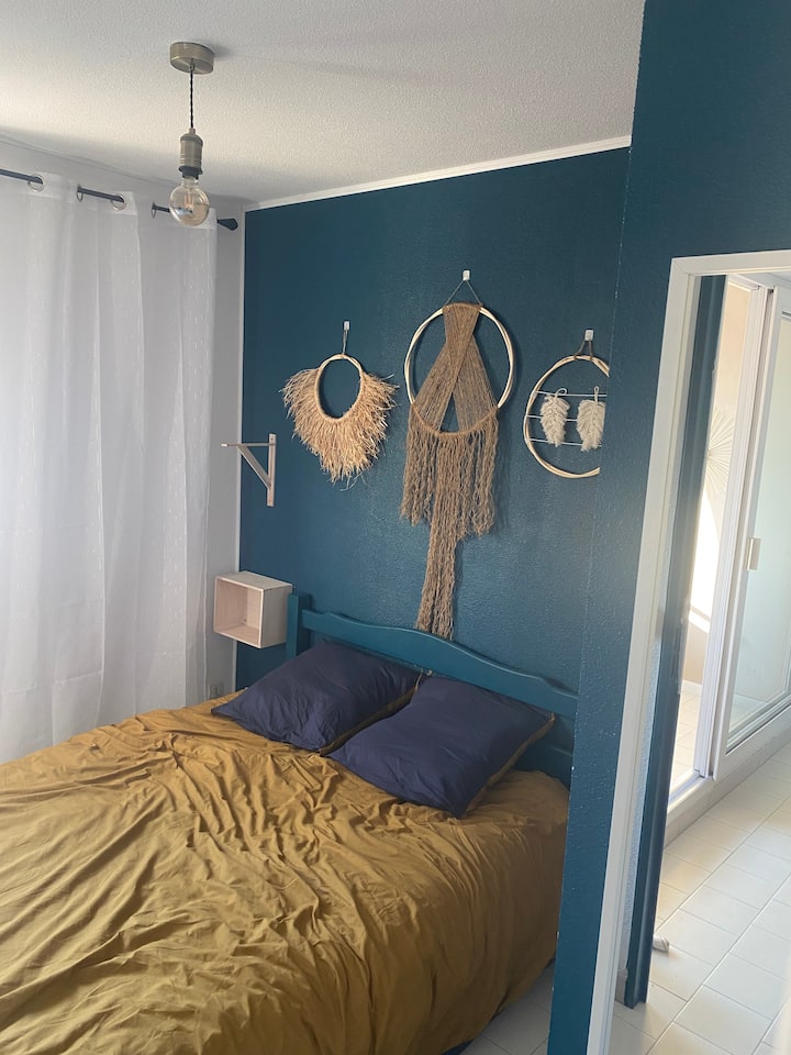 App 6 Couchages - 200m Plages - Idéal Famille - Sète