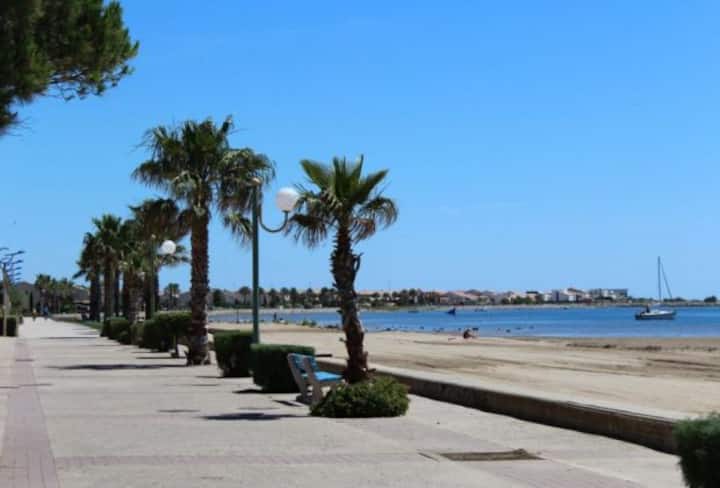 A 2 Pas De La Plage Du Grazel  Duplex 6 Couchages - Narbona