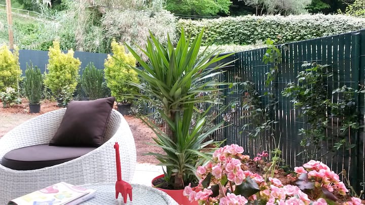 Bel Appartement 3p Avec Jardin - Nice