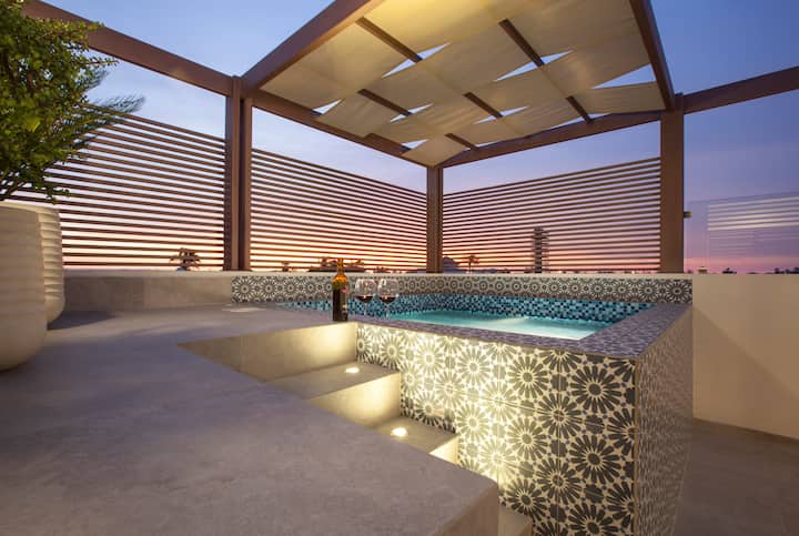 Stylish House With Private Pool Rooftop/free Bikes - La Paz