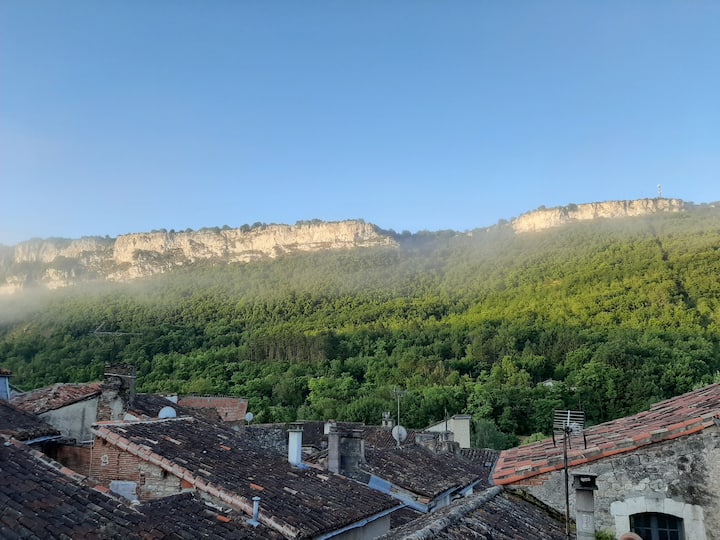 Beau Loft Centre-bourg, Terrasse Et Vue Magnifique - Saint-Antonin-Noble-Val