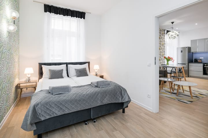 K2/4 Apartament Jedna Sypialnia I Salon - Cracóvia