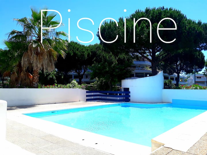 Magnifique P2 Rénové Au Golf ! Piscine-wifi-clim - La Grande-Motte