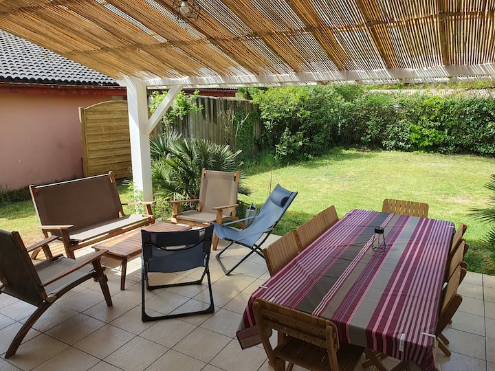 Mimizan Maison Climatisée 7 Pers Calme Plage à 2km - Mimizan
