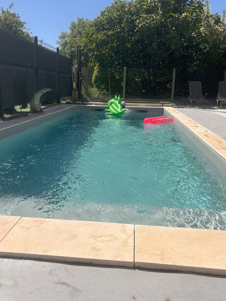 Maison Piscine Chauffée Au Vieux Lormont - Bordeaux