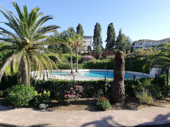 Appartement Climatisé Piscine Tennis Parking - Biot