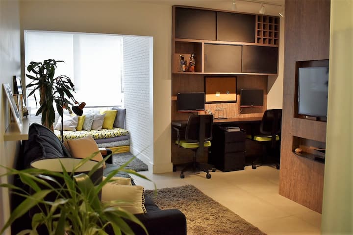 Apartamento 50m2 Com Camareira, Academia, Piscina - São Paulo