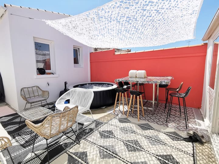 Maison Avec Jacuzzi , à 5 Min à Pieds De La Plage. - Les Sables-d'Olonne