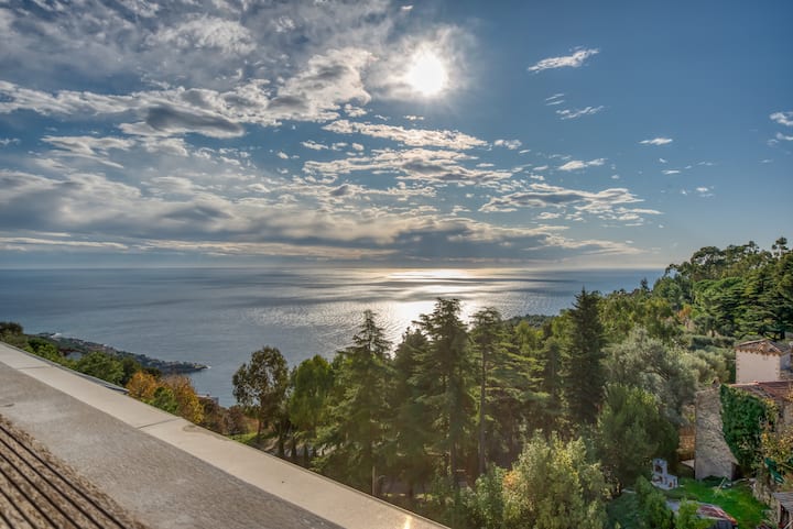 ÈZe Village - Modernes Apartment Mit Meersicht - Cap-d'Ail