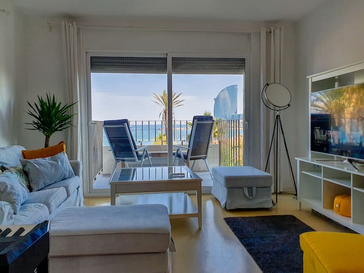 Luxury Apartment 10m From The Beach With Sea View - Barcelona