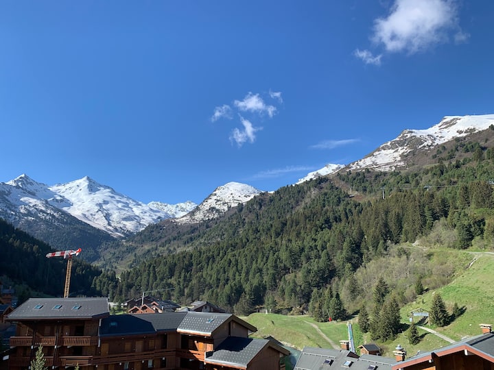 Méribel :T2 Avec Vue Imprenable Au Pied Des Pistes - Méribel