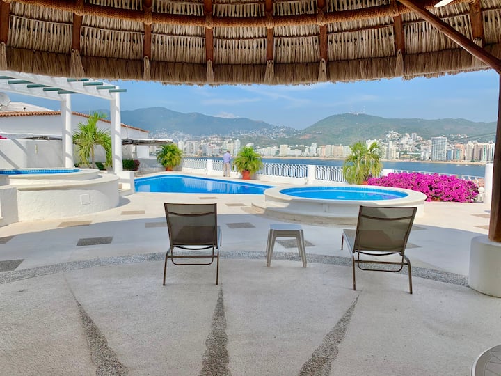 Hermosa Villa Familiar Brisas Guitarron Acapulco - Acapulco
