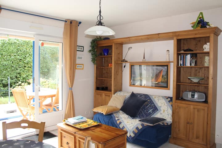 Beau T1 Rez De Jardin à 150m De La  Grande Plage - Dinard