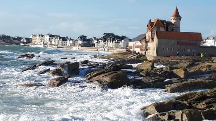 Appt Proche Centre, Commerce, Plage. Park Gratuit - Quiberon