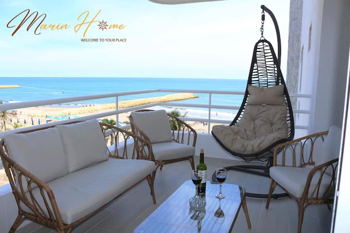 Elegant Apartment Ocean / Beach Front 2br 6 Floor - Cartagena