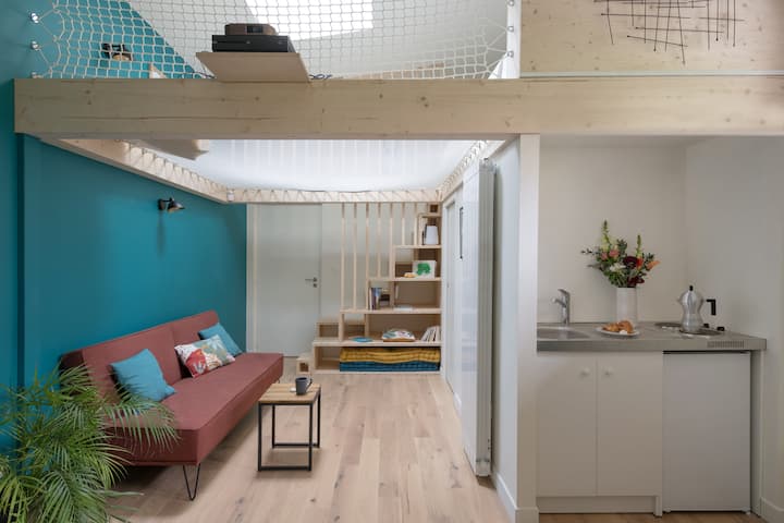 Très Beau Loft Au Calme Avec Parking - Oullins
