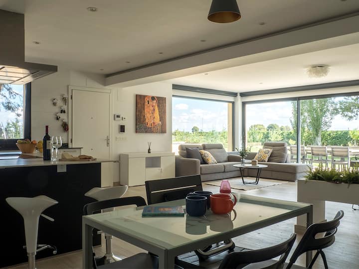 Casa Con Jardín, Piscina, Barbacoa Y Parque - Alfajarín