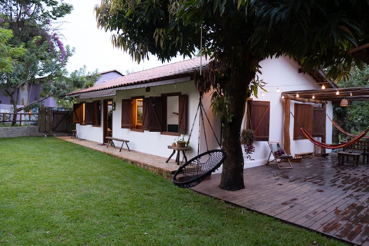 Casa De Madeira - 6 Pessoa - São Jorge Chapada - - São Jorge