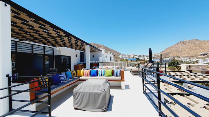 Penthouse 4rec, 3baths,jacuzzi,ocean & City Views - Cabo San Lucas