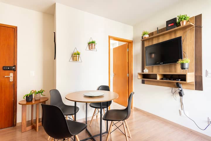Apartamento Encantador Com Estacionamento Incluso - Belo Horizonte