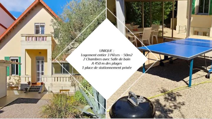 Le Pauline: 3 Pièces à 400m Des Plages + Parking - ibis Styles Antibes Juan Les Pins